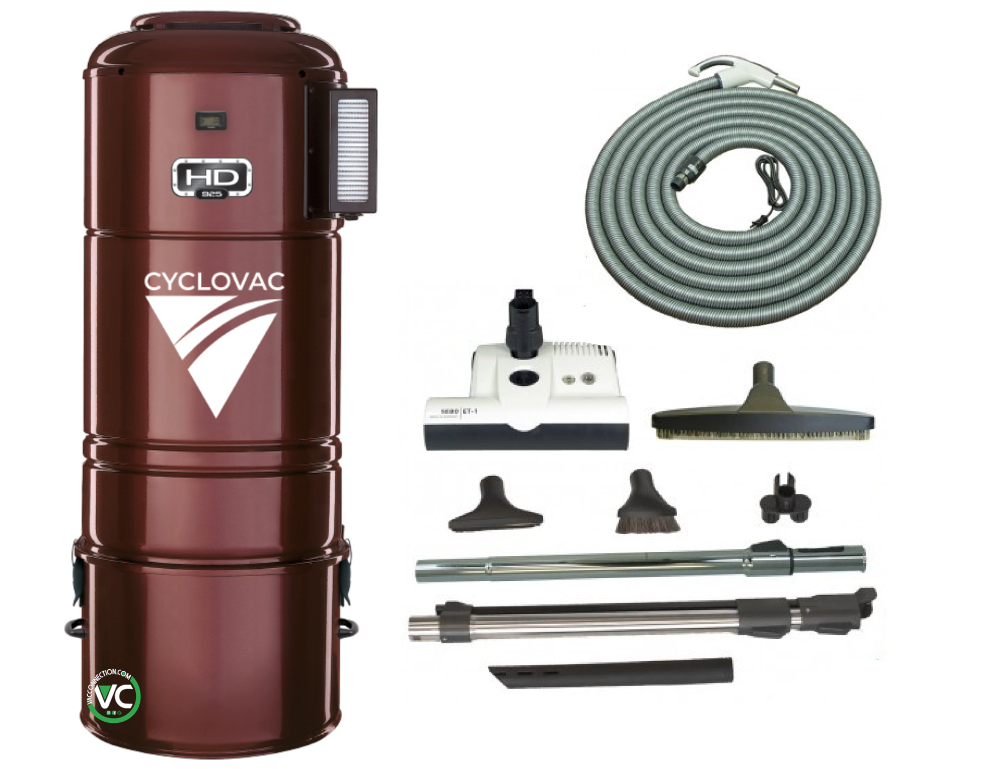 Cyclovac Central Vacuum HD925 with 35' SEBO Cleaning Set
