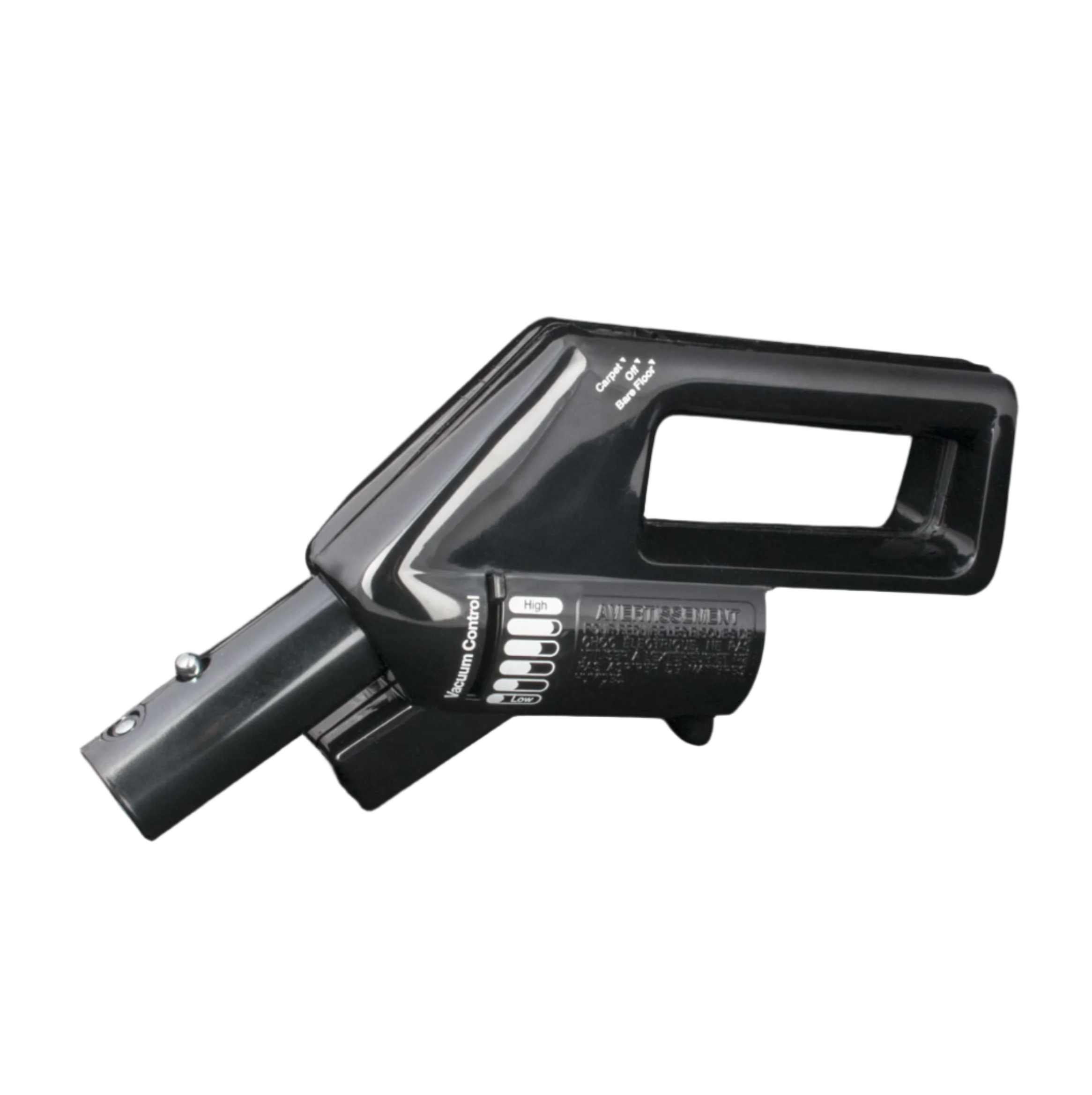 Eureka Central Vacuum Handle with Complete Wiring & Switch - Black