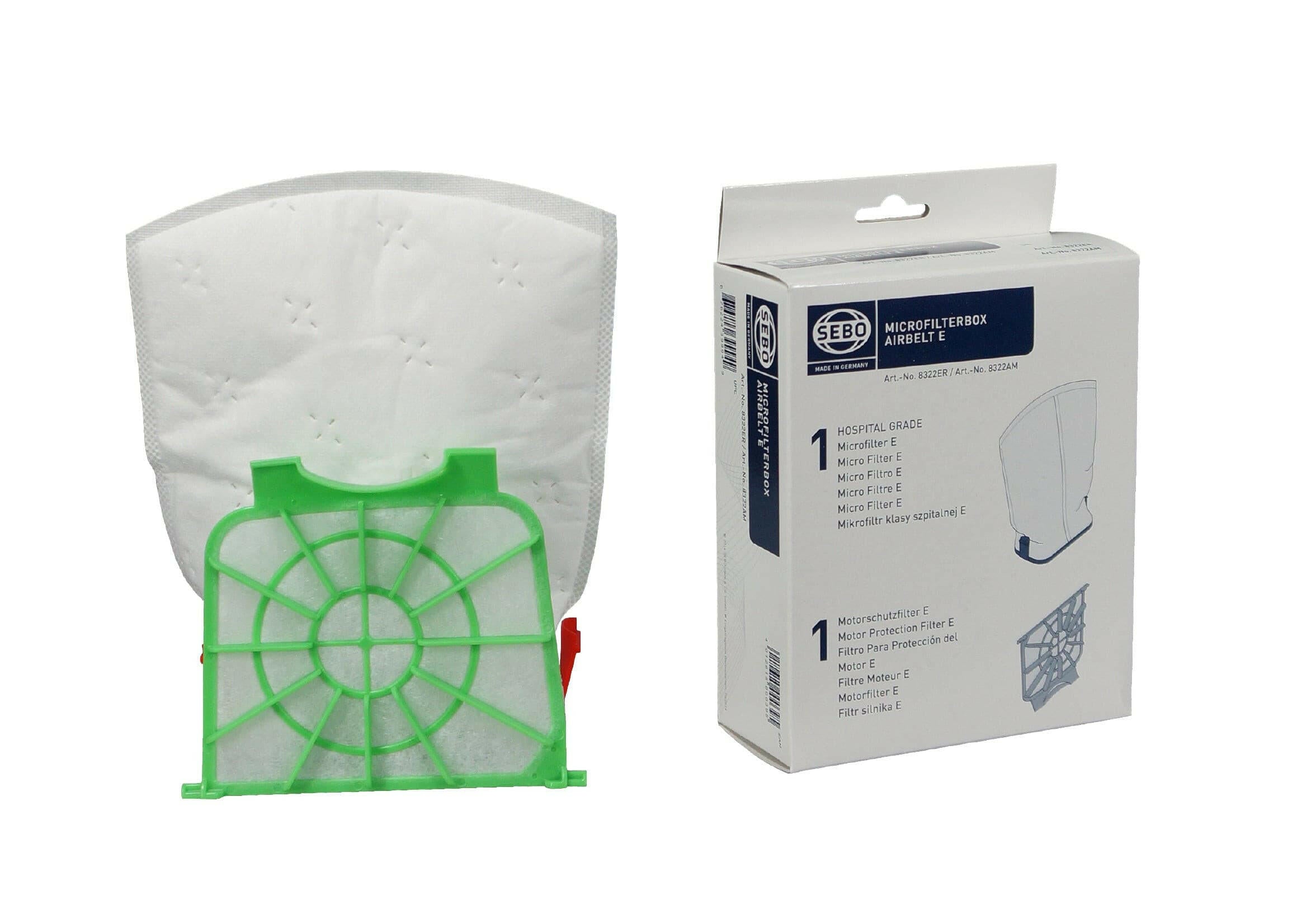 Sebo Vacuum E-Series Filter Set