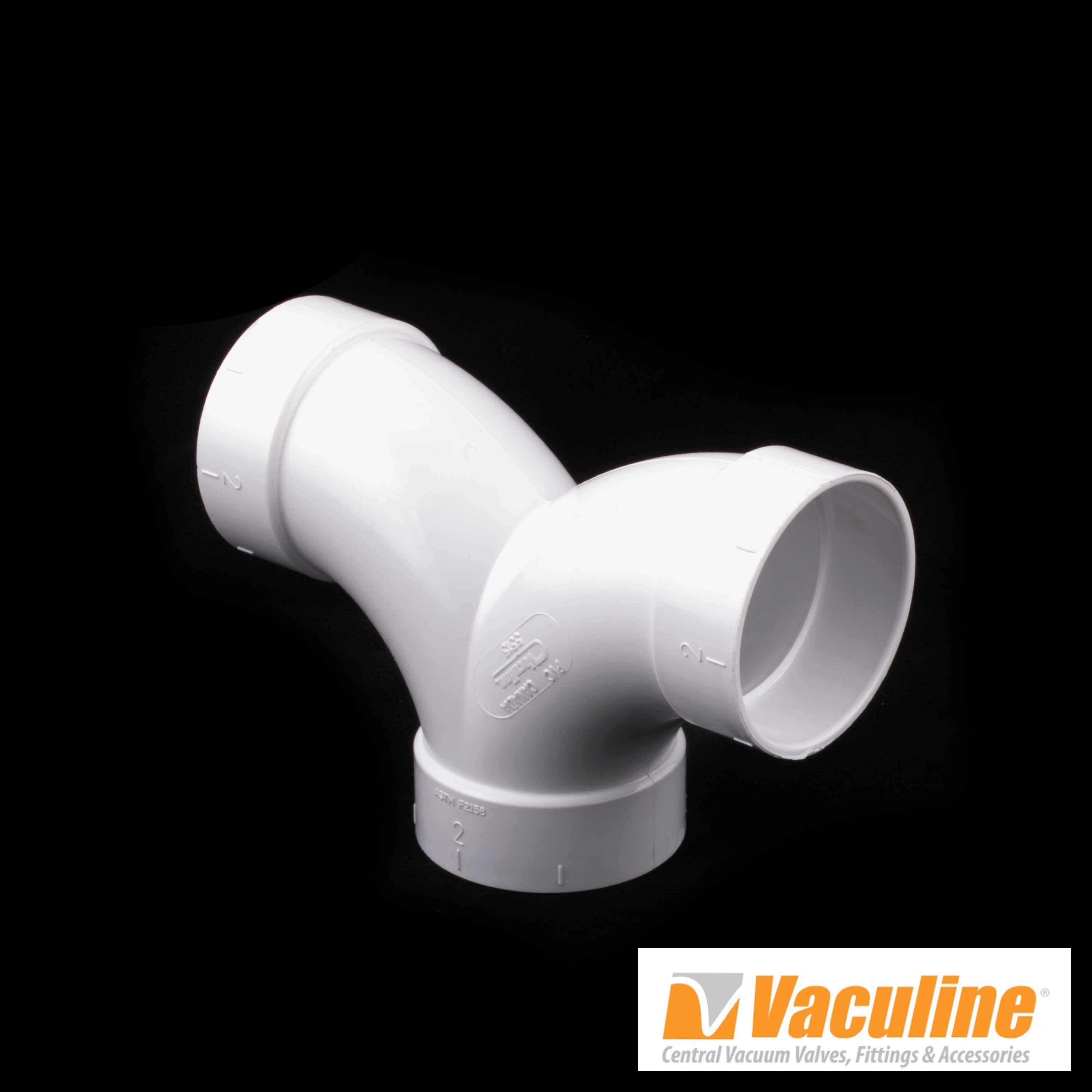 Double Y 90 Degree Central Vacuum Elbow
